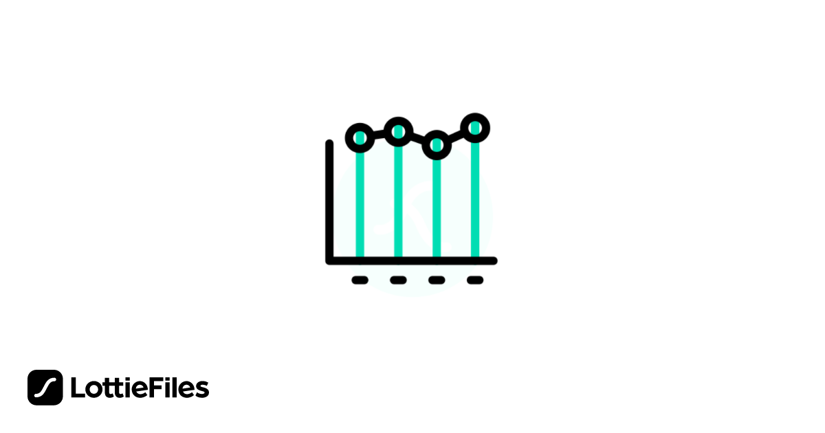 Free Line chart icon Lottie JSON animation Animation by Weblodge ...