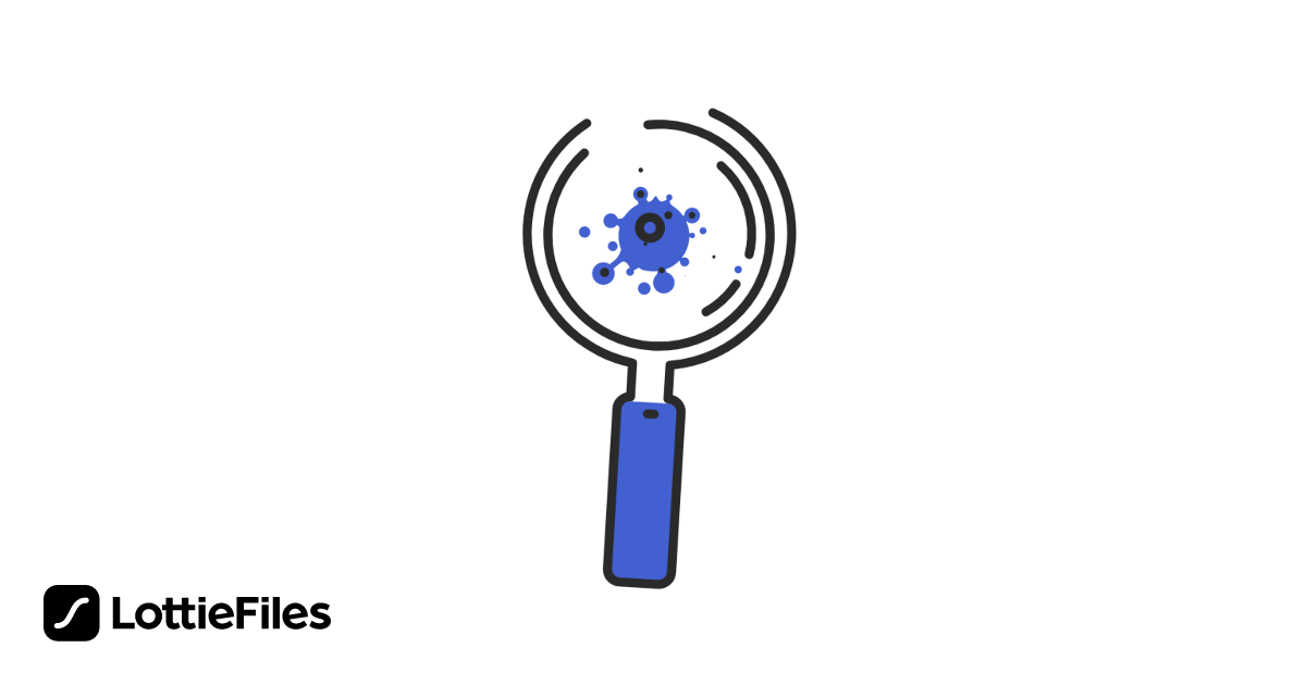 Free Magnifier Corona Detect Animation by Meetanshi | LottieFiles