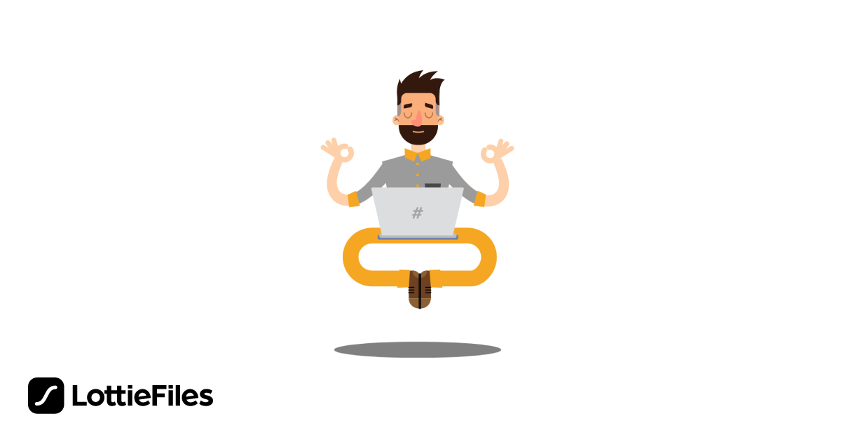 Free orange guru Animation by DeDocs | LottieFiles