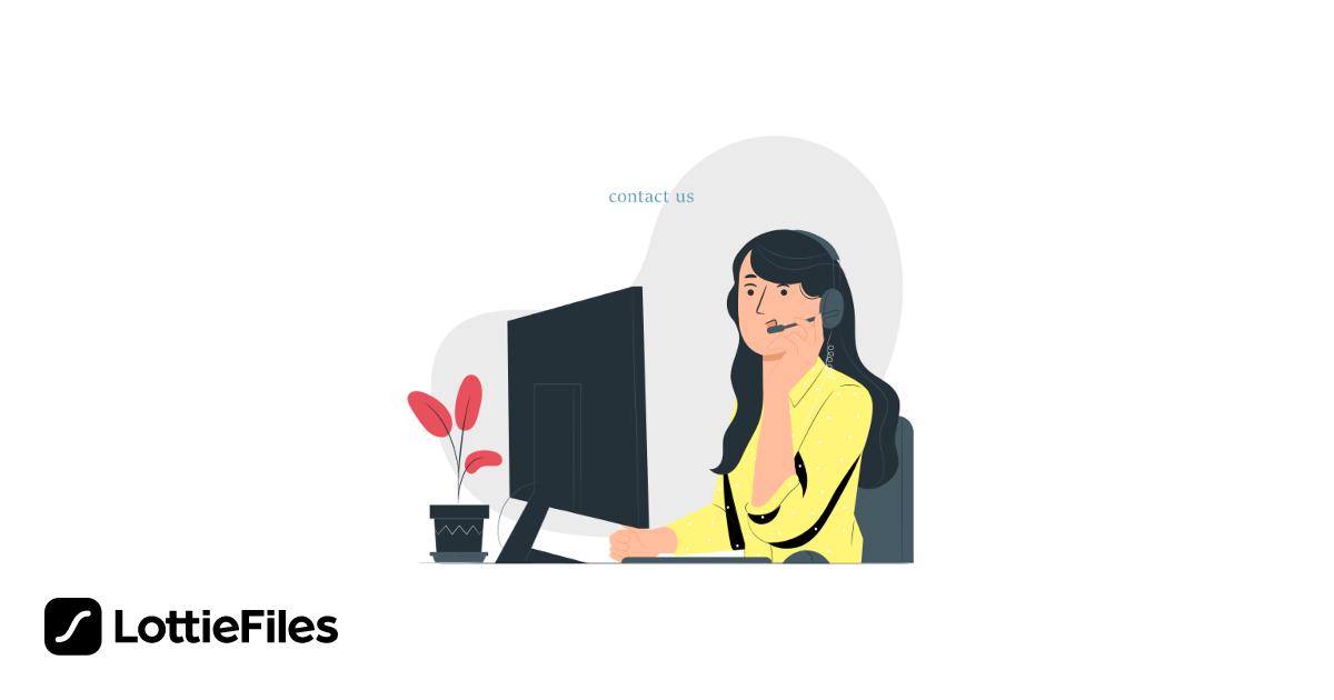Free contact us Animation by Mayank Gupta | LottieFiles