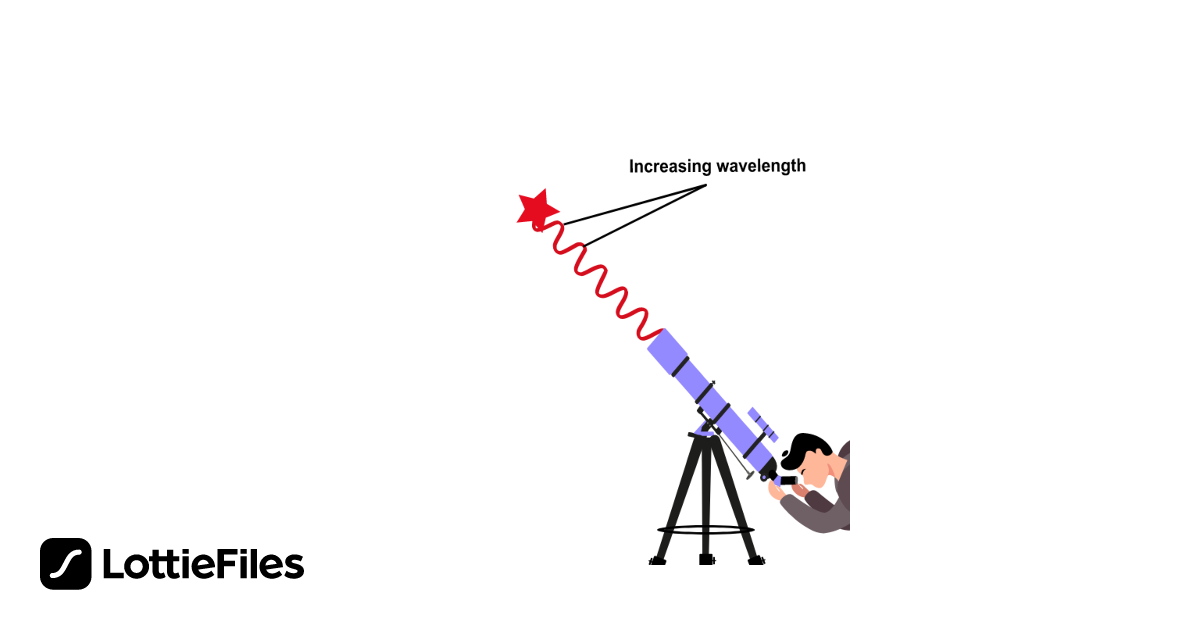 Free Red star doppler explanation Animation by Joana Barreira | LottieFiles