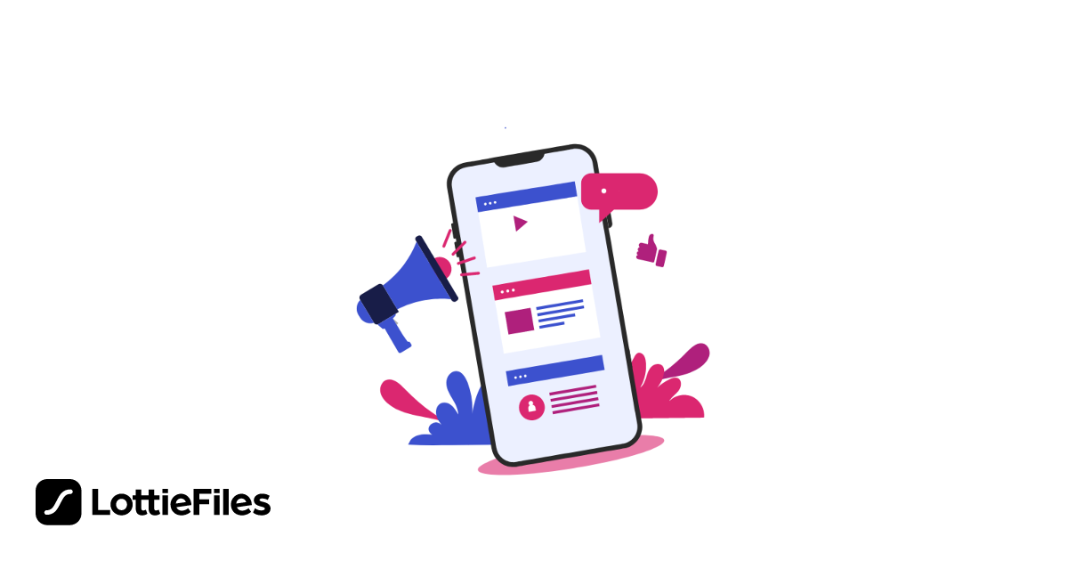 Free Digital Marketing Lottie Animation Animation by Dani Hebert ...