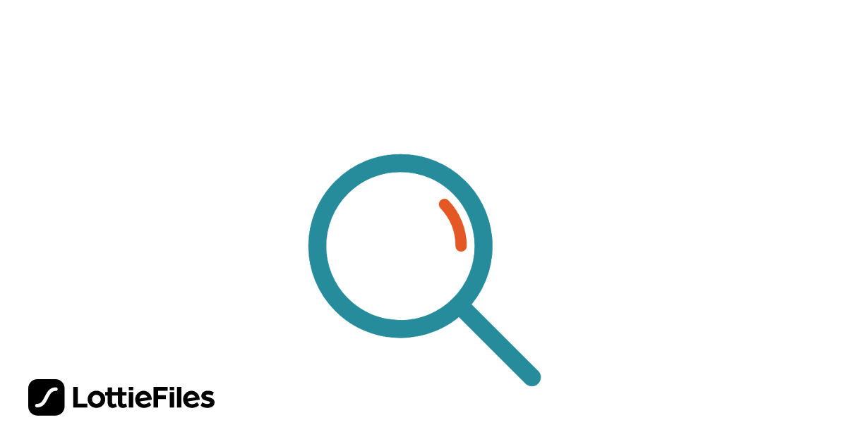 Free Search Icon Animation by Zul Stepeng | LottieFiles