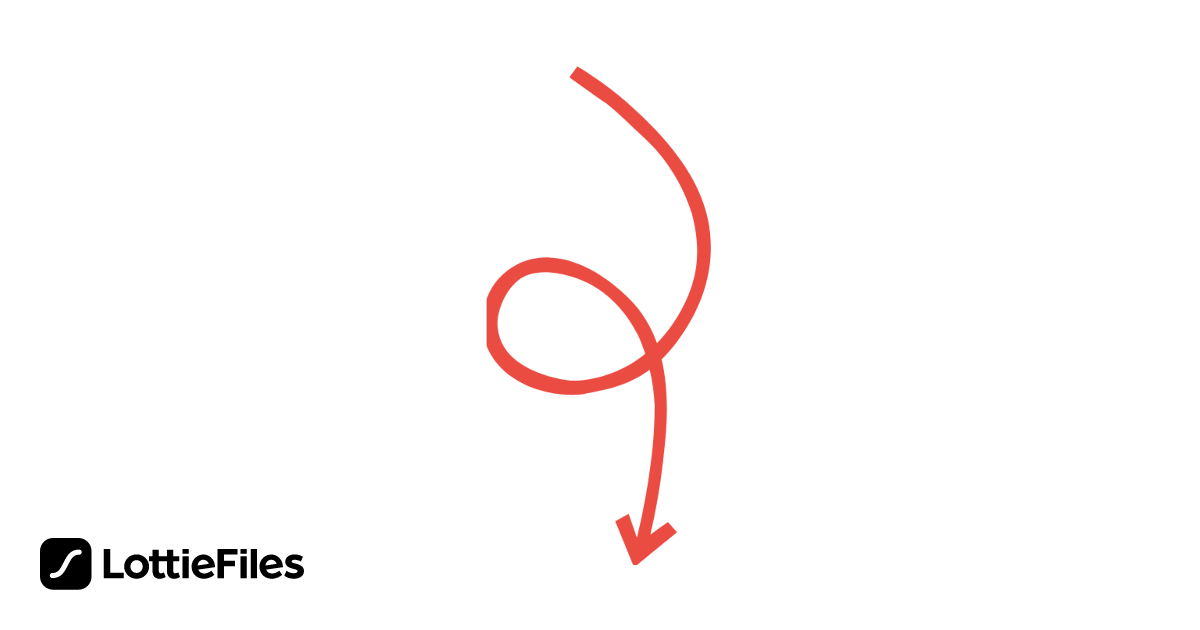 Free Curved arrow Animation by Raja Qammer | LottieFiles