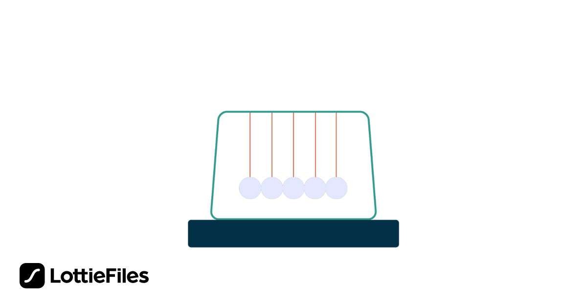 Free newton's cradle Animation by Amine | LottieFiles