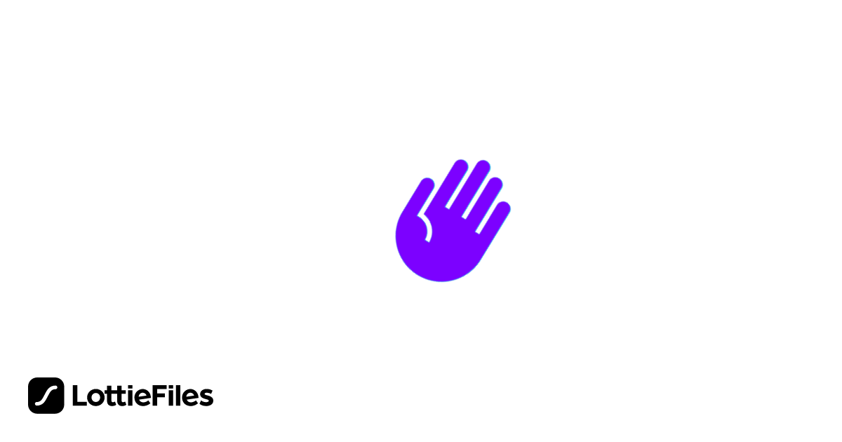 Free Hand-Hi Animation by Feres Abou | LottieFiles
