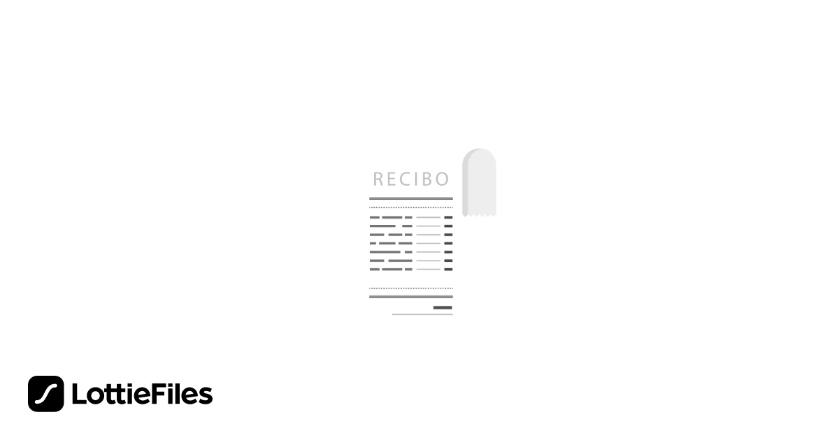 Free RECIBO Animation by Kevin Diestra Montero | LottieFiles