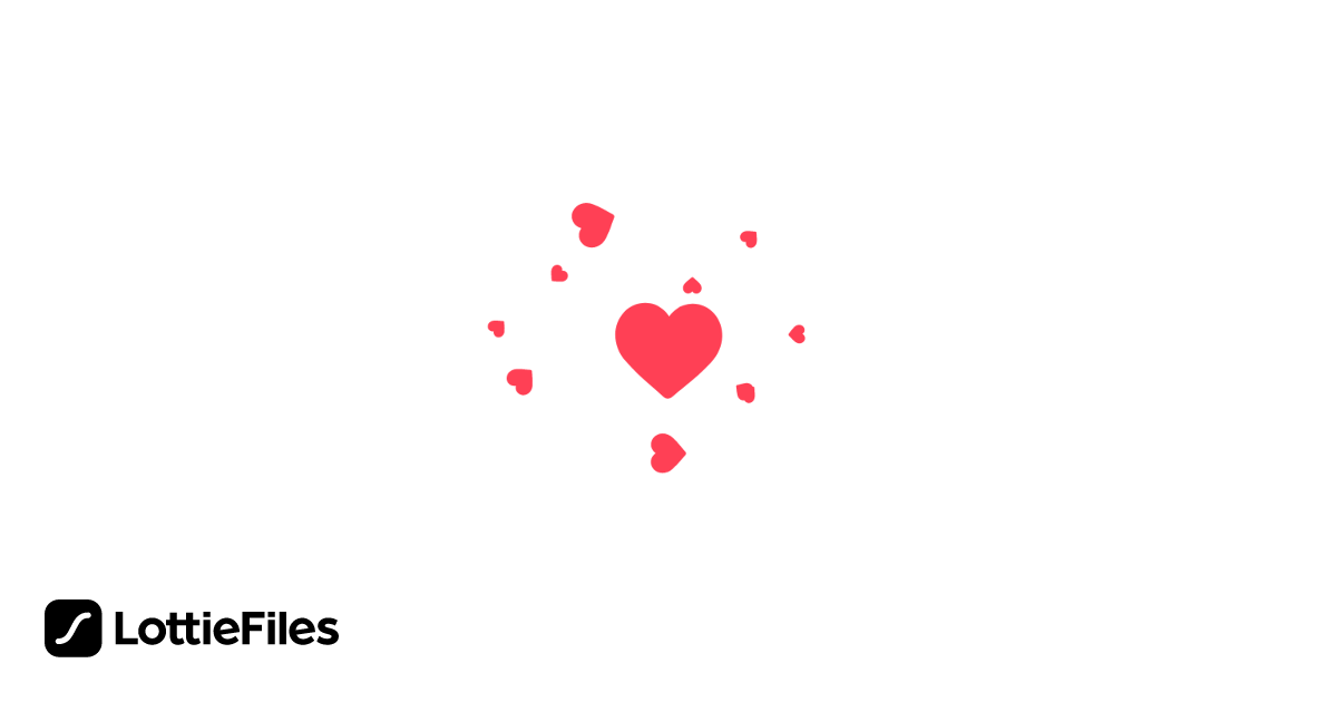 Free Love Animation with Particle Animation by Samar | LottieFiles