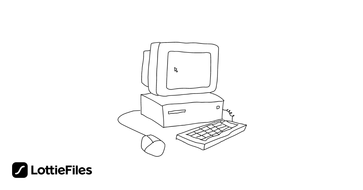 Free Computer doing nothing Animation by Ole Burger | LottieFiles