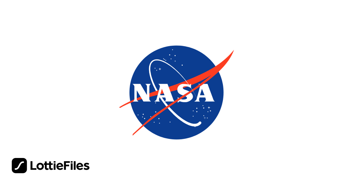 Nasa Logo On Lottiefiles Free Lottie Animation
