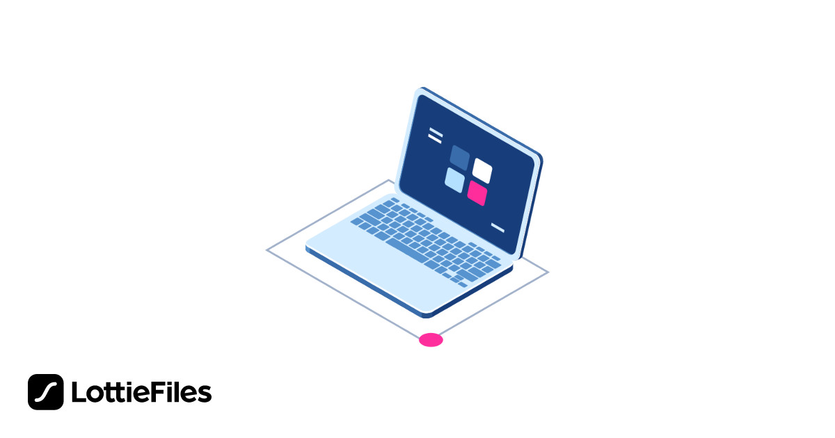 Free Laptop Animation (Pink, navy blue, white) Animation by Crack Hub ...