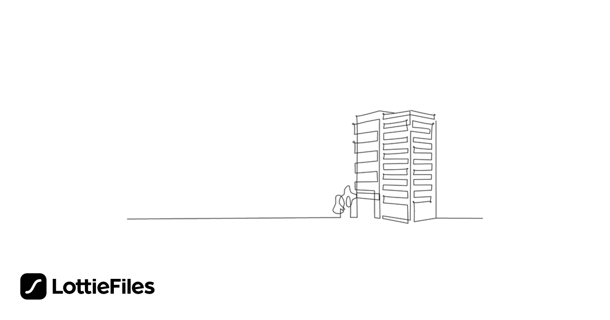 Free Apartment construction Animation by C | LottieFiles