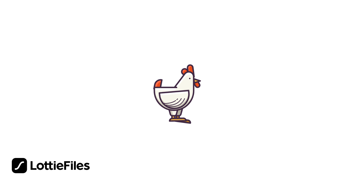 Free Chicken Animation by Ambrose John | LottieFiles