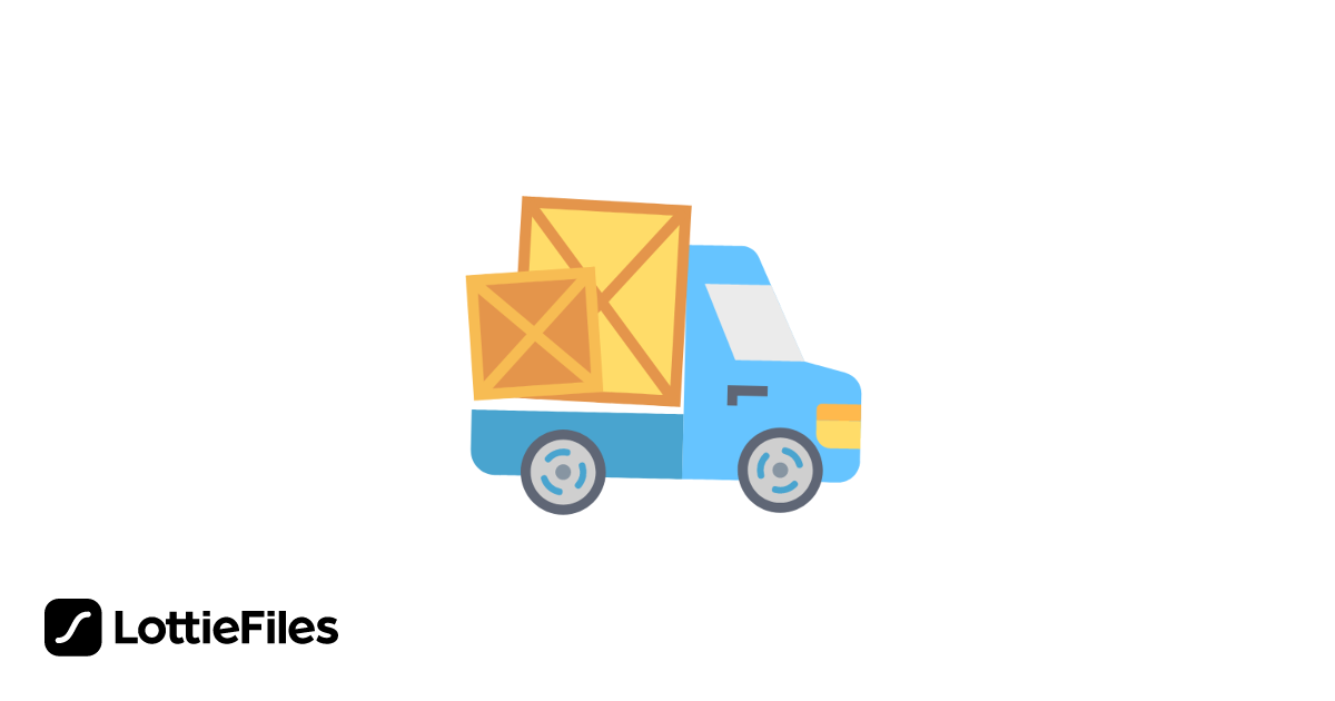 Free shipping truck Animation by Vu Nguyen | LottieFiles