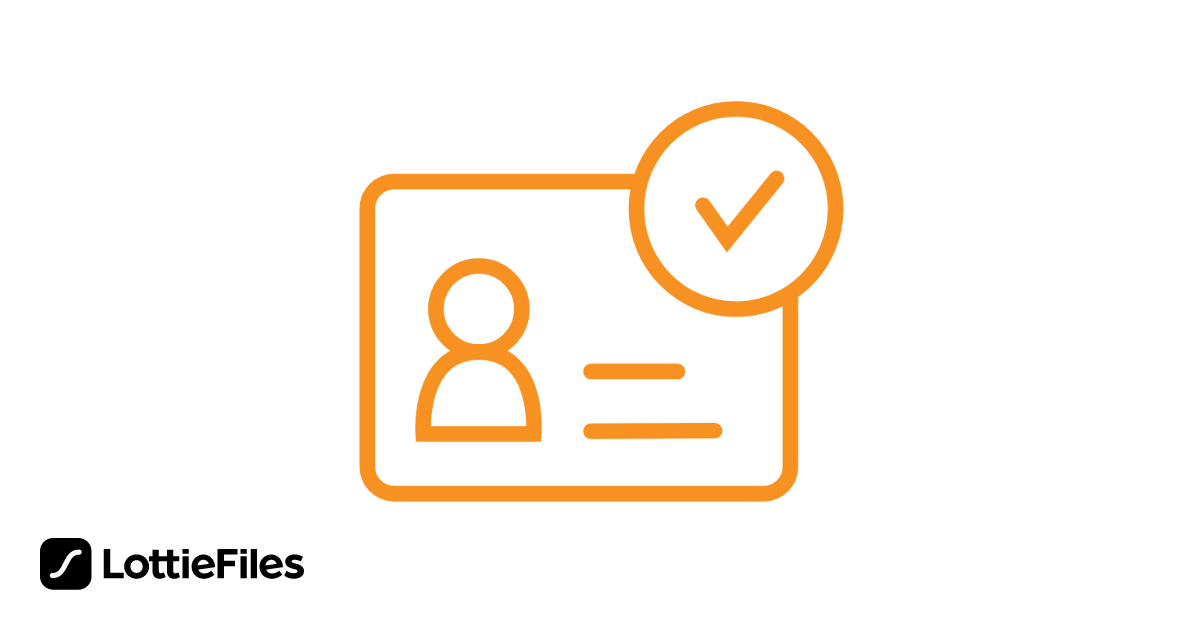 Free ID Check Animation by Kelsey Seufer | LottieFiles