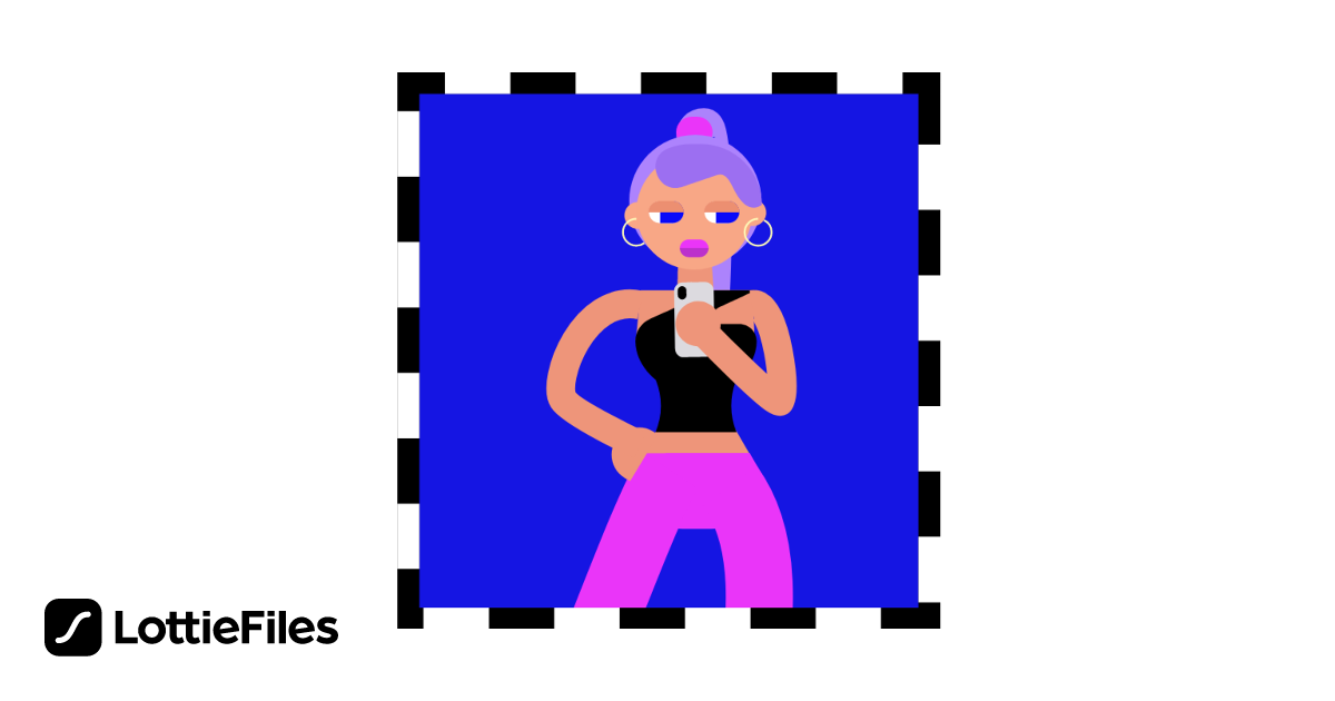 Free Selfie Animation by reginacas | LottieFiles