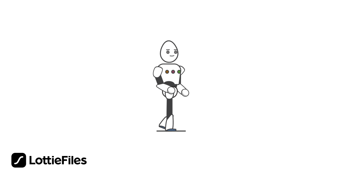 Free Walking Robot Animation by Sheikh Sohel | LottieFiles