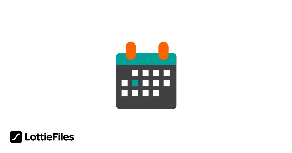 Free Calendar Animation by Rick Lukin | LottieFiles