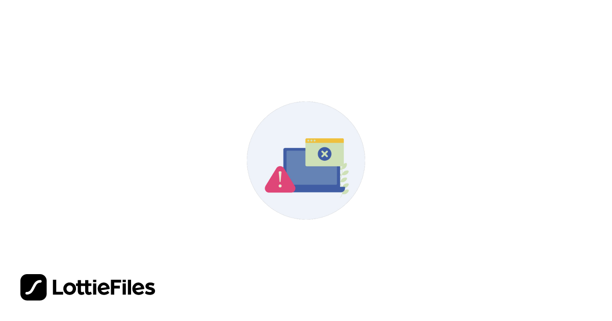 Free System Error Animation by Md Arifur | LottieFiles