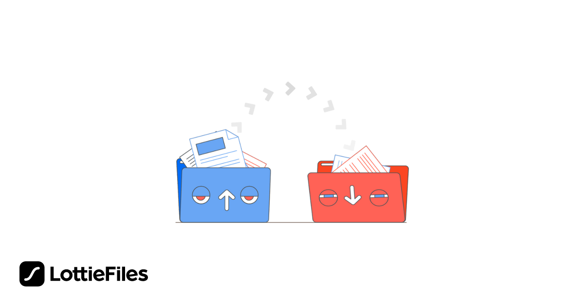 Free File Transfer Animation by Sakib | LottieFiles