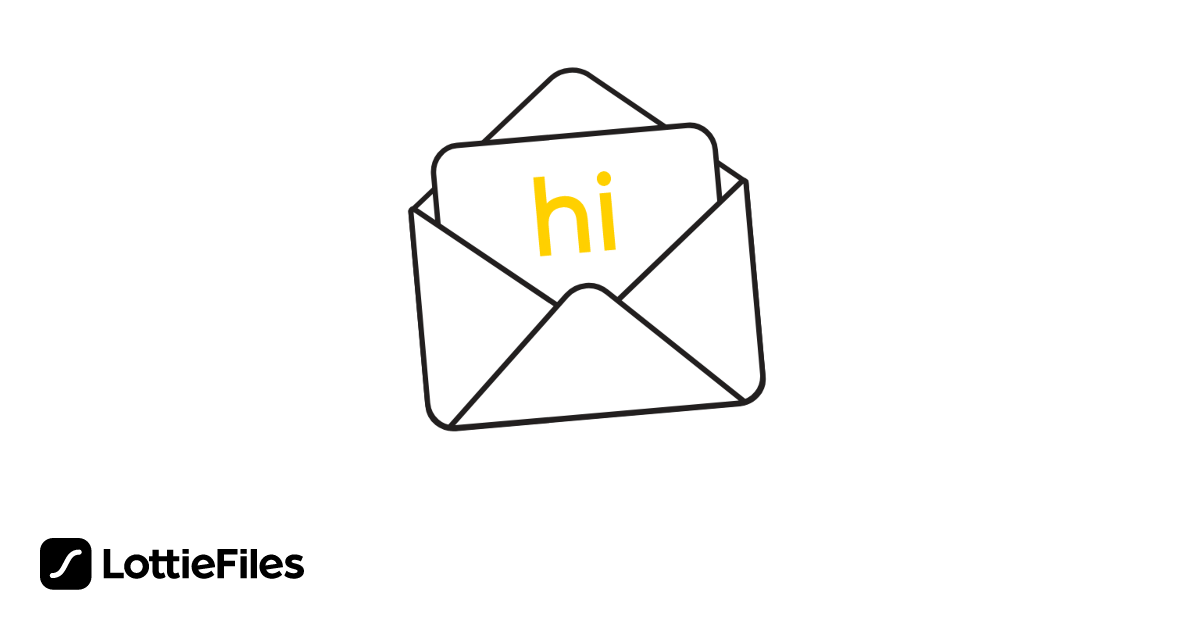 Free Mail Say Hi Animation by Techh Freakk | LottieFiles