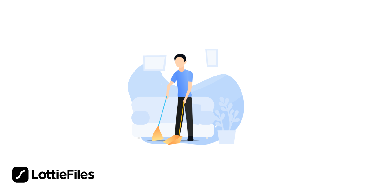 Free Sweeping Floor Animation by Bayu Febrianto | LottieFiles