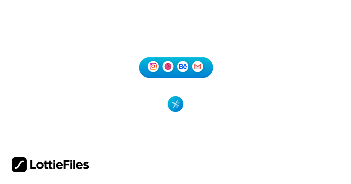 Free Floating Action Button - Share to Social Mdia Animation by Vikas ...