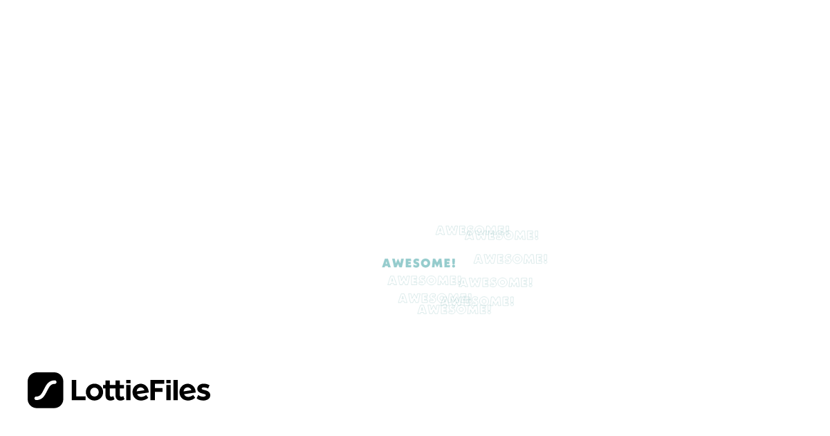 Free Echo Text Effect Animation by Catalin Cucu | LottieFiles