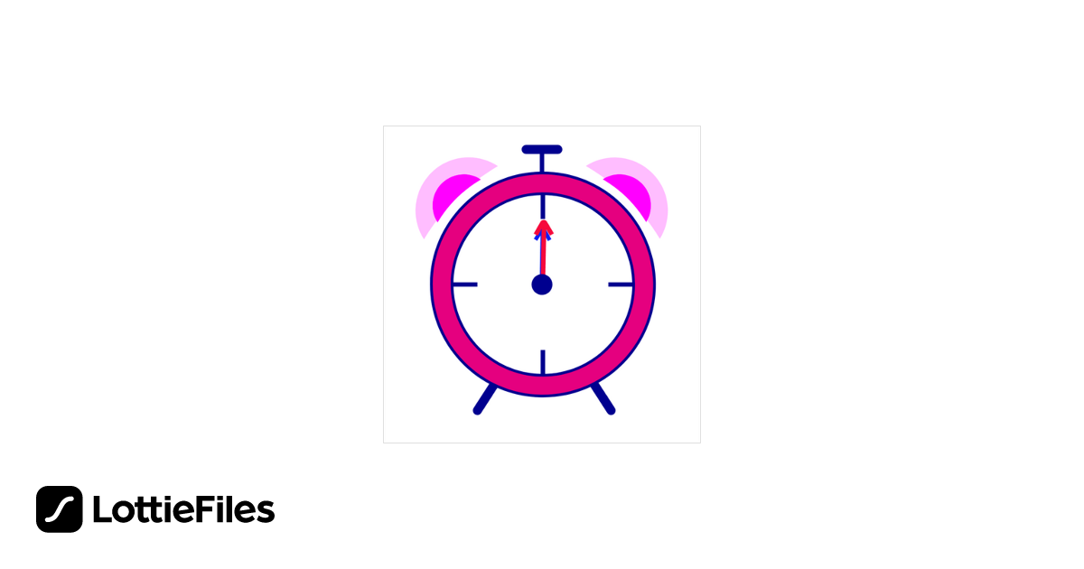 Free Alarm Clock Animation by Poritos Roy | LottieFiles