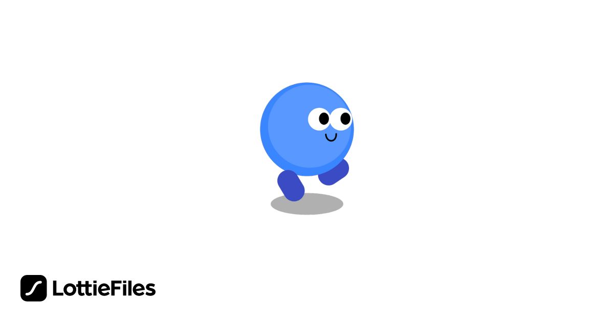 Free Run cycle recreated in Lottie Creator Animation by Mau | LottieFiles
