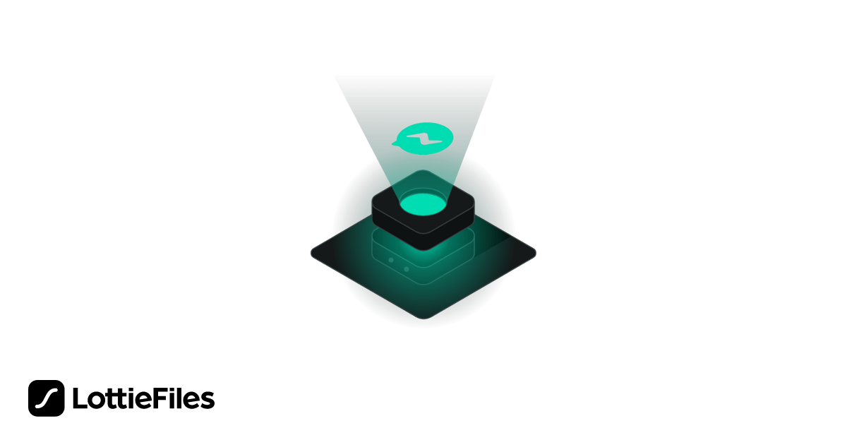 Free Messenger isometric Lottie JSON animation Animation by Weblodge ...