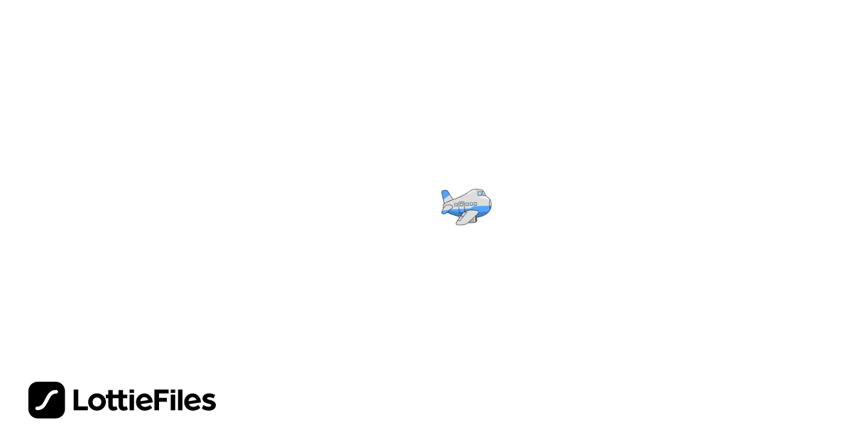Free Airplane animation Animation by Sarker Hanif | LottieFiles