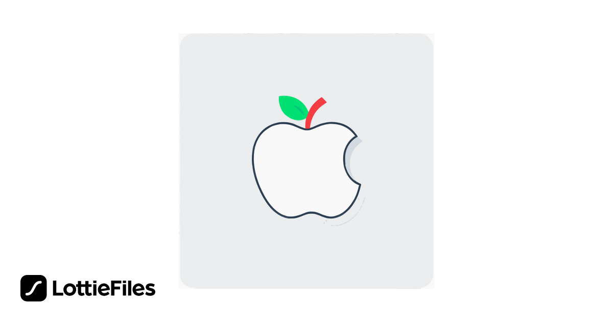 Free apple_flat icon Animation by Sanghyo | LottieFiles