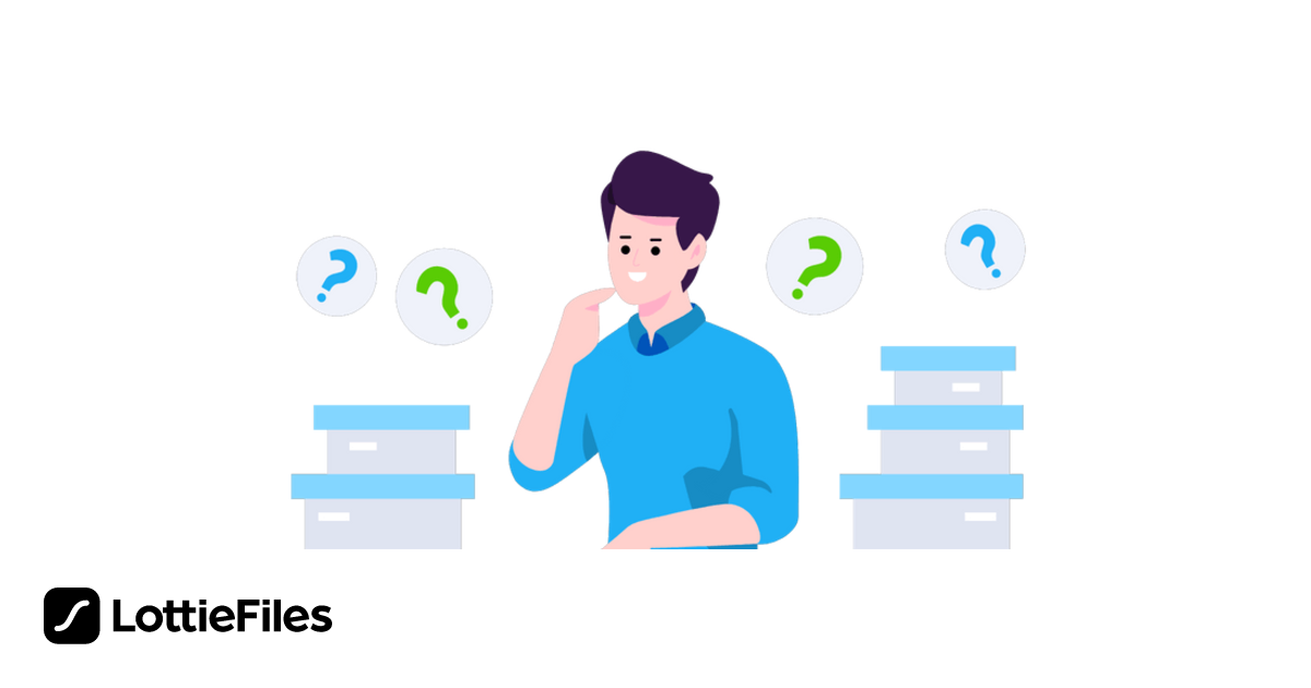 Free thinking man Animation by MEminAta | LottieFiles