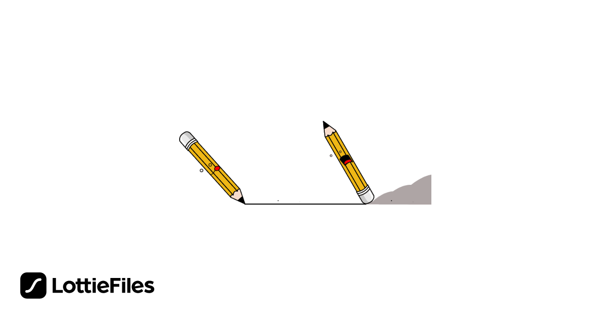 Free Pencil Race Animation by Bashir | LottieFiles