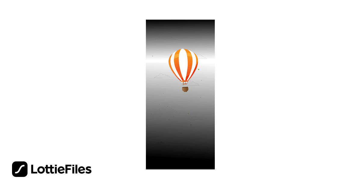 Free Endless flying ballon loop Animation by emmanuel Ade | LottieFiles