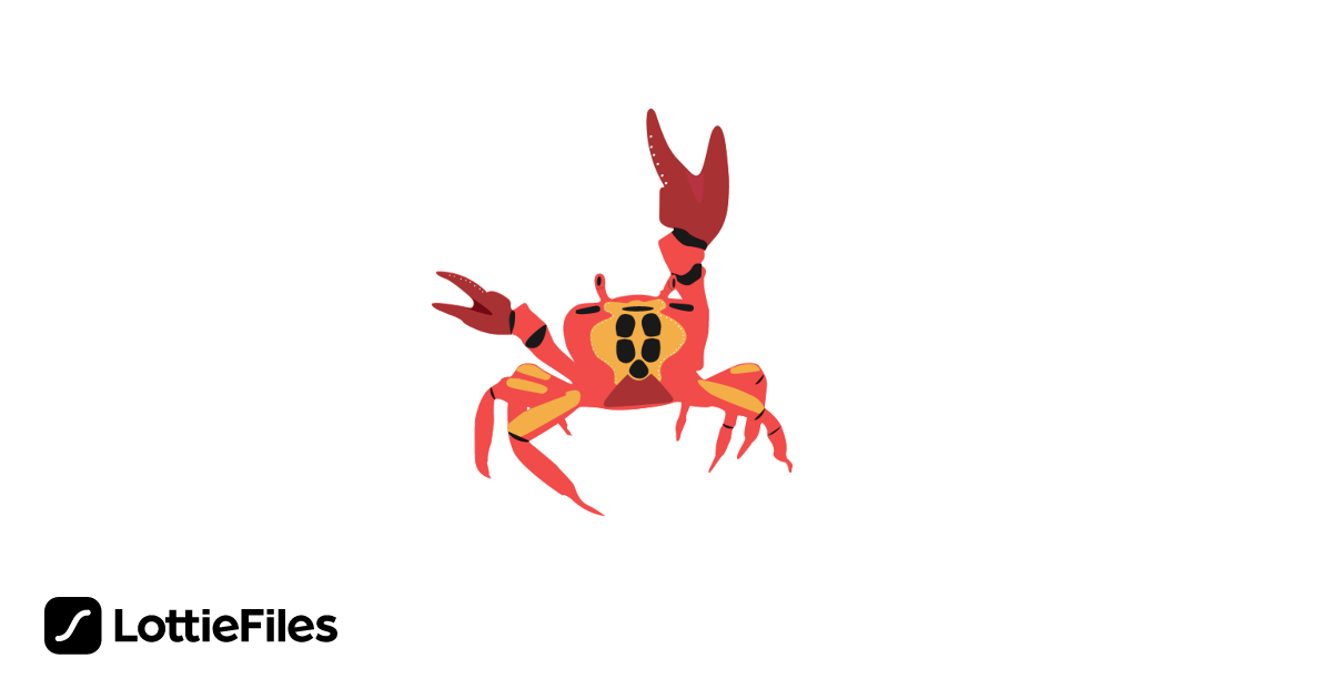 Free Crab Animation by Andrii Artamonov | LottieFiles
