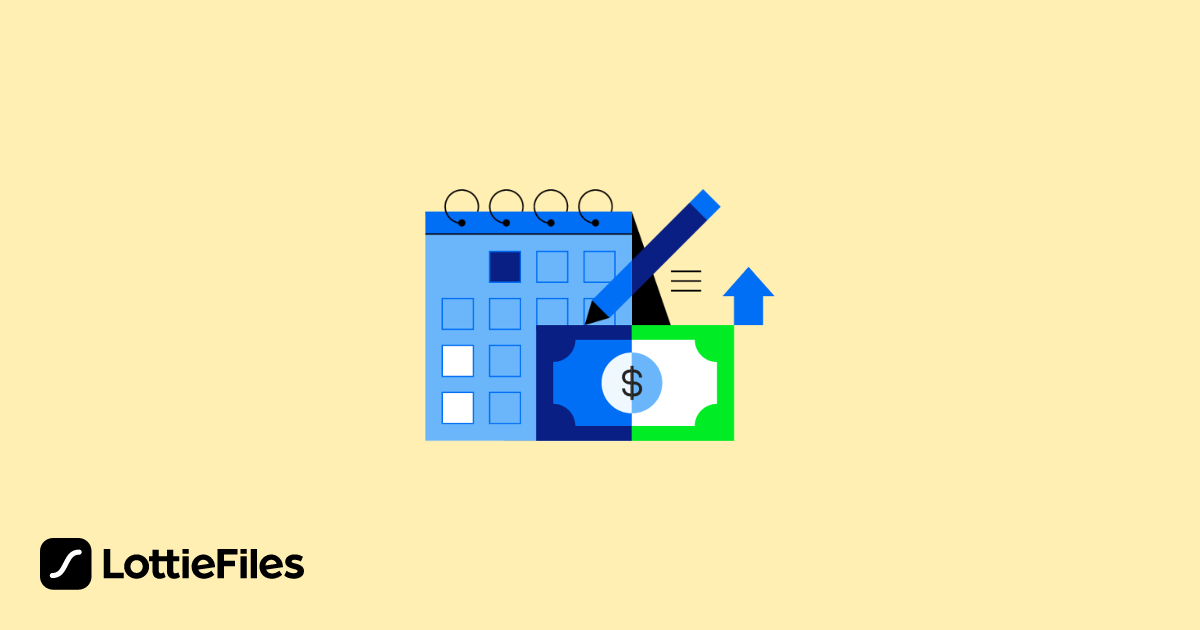 Free 04 — Schedule Payment (Loop) Animation by Possible | LottieFiles