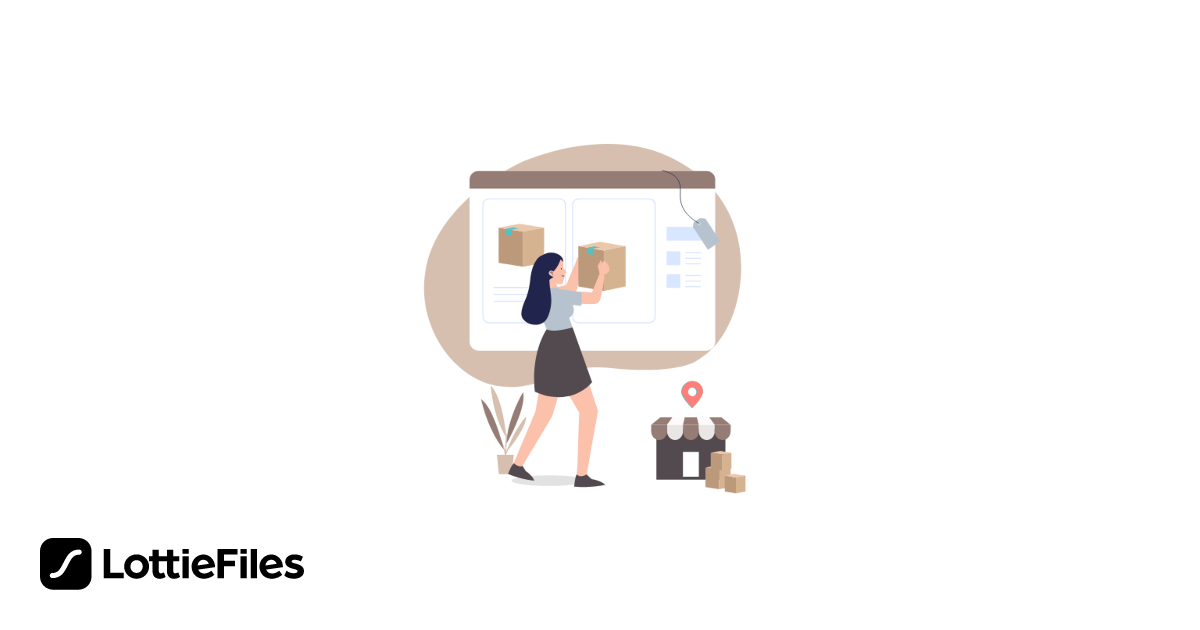 Free Ecommerce Animation by Noob Beater | LottieFiles