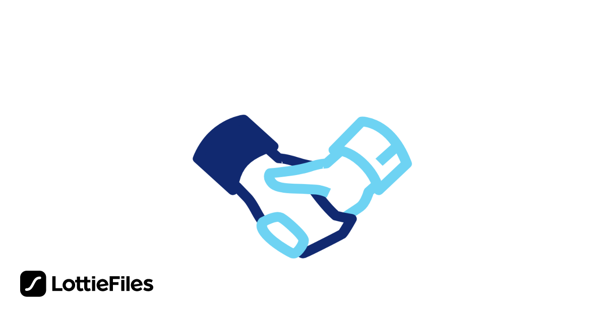 Free handshake Animation by Paul | LottieFiles