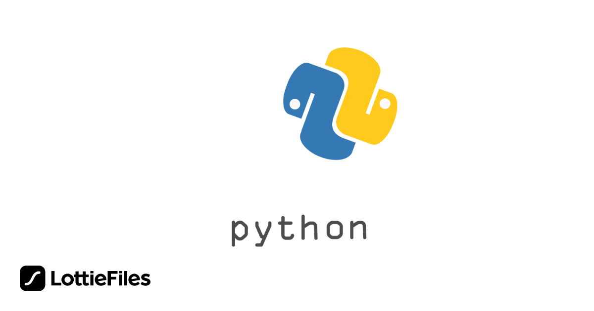 Free Python logo Animation by CevRiemann | LottieFiles