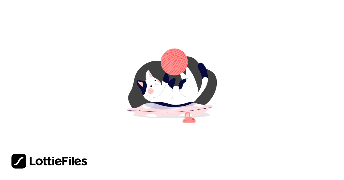 Free Cat Playing Animation by Al-Mamun Talukder | LottieFiles