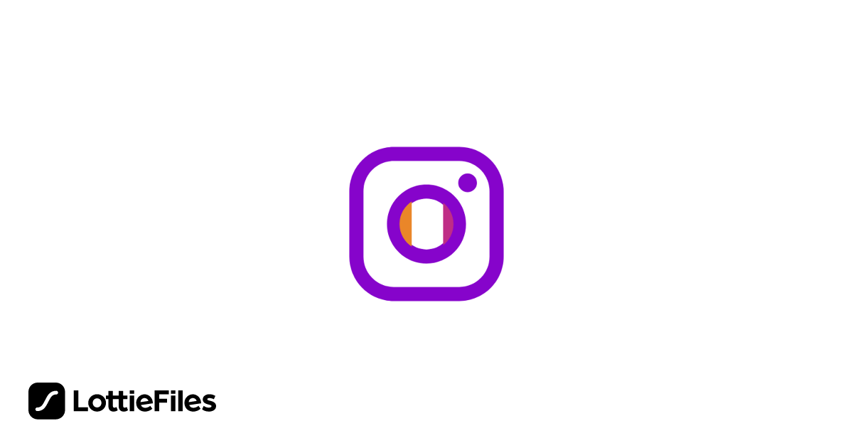 Free Instagram logo Animation by Byron Guzman | LottieFiles