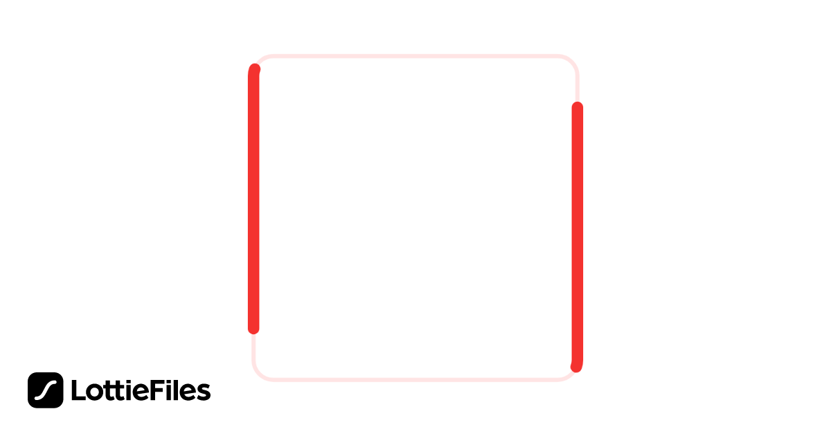 Free Red Square Line Animation by Arthur | LottieFiles
