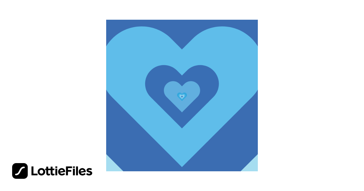 Free Blue Heart Animation by Kunbi | LottieFiles