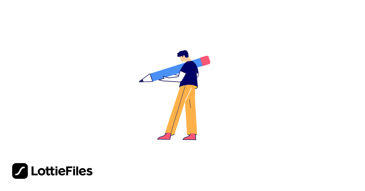 Free Pencil GIF Animation by jatindarmwal | LottieFiles