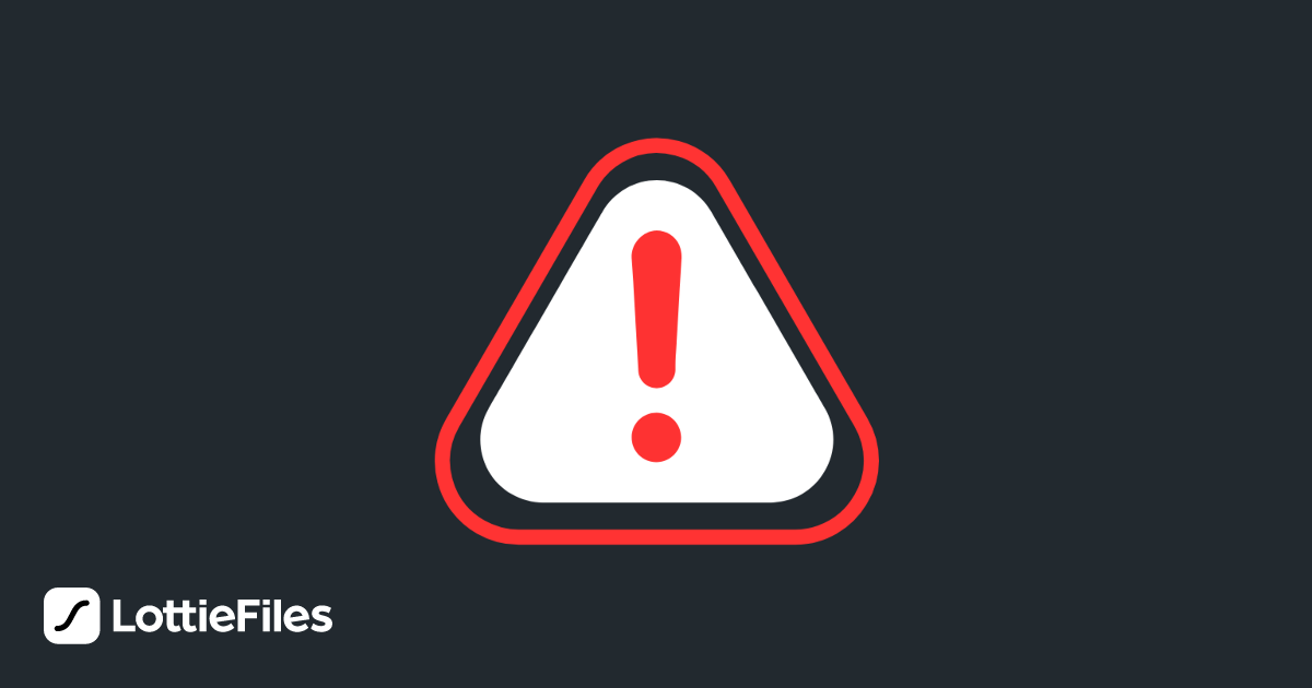 Free Alert Animation by Julien | LottieFiles