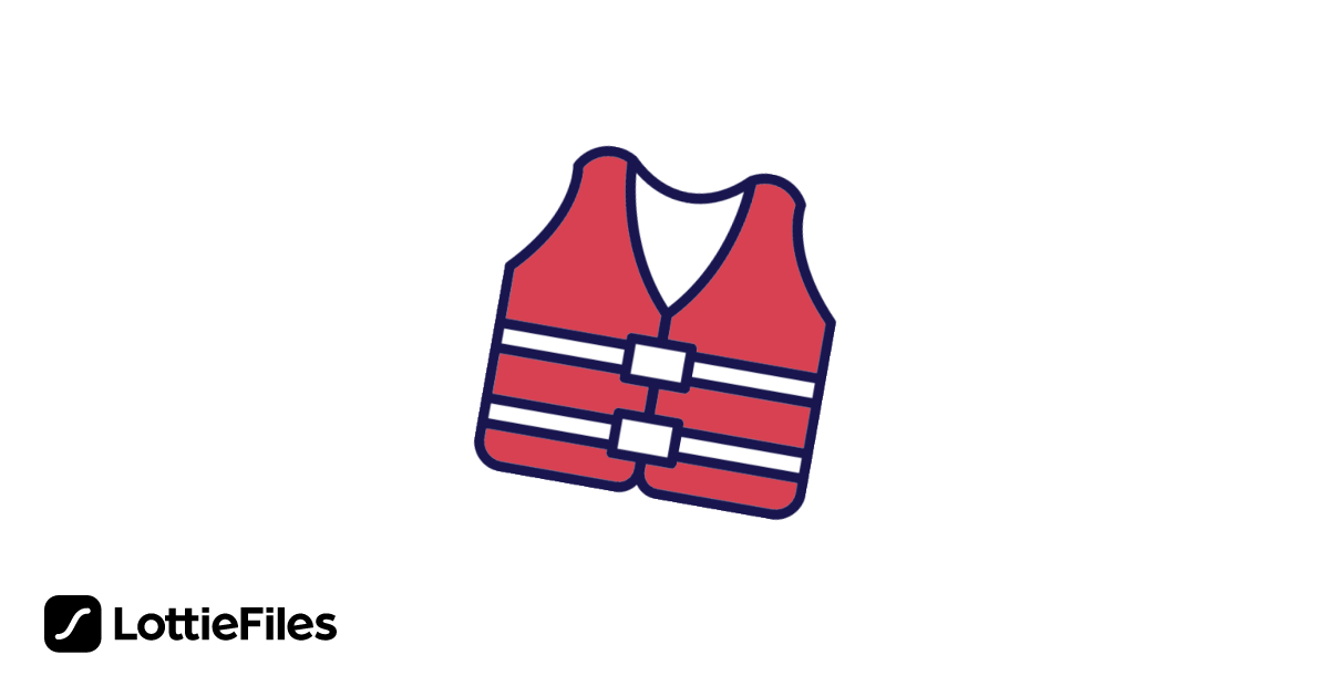 Free Life Jacket Animation by Artshastra | LottieFiles