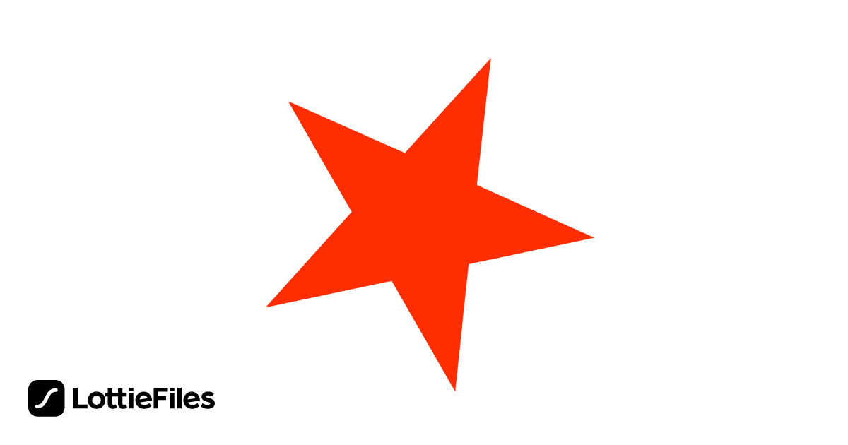 Free Rotating red star Animation by Emmanuel | LottieFiles