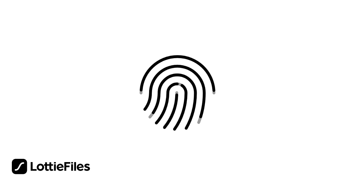 Free FingerScan Animation by Vignesh Sankar | LottieFiles